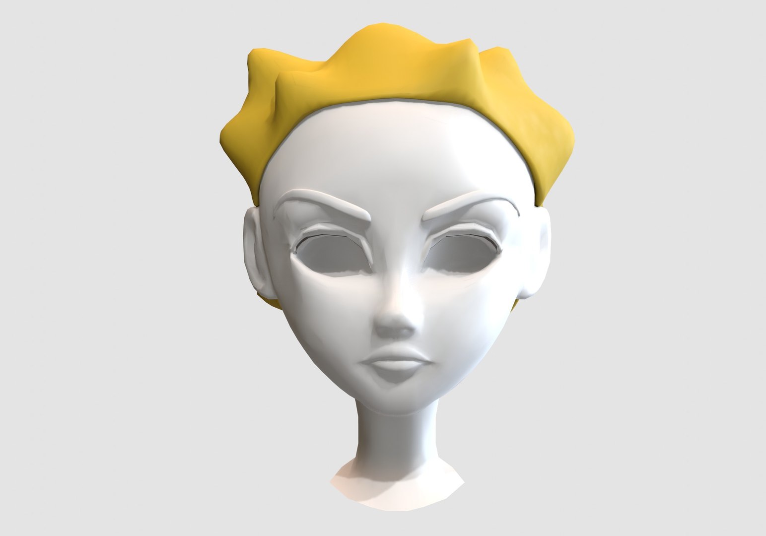 Short Sharp Hairstyle 3D Model - TurboSquid 1929959