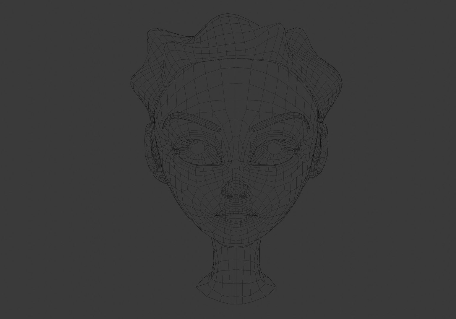 Short Sharp Hairstyle 3D Model - TurboSquid 1929959