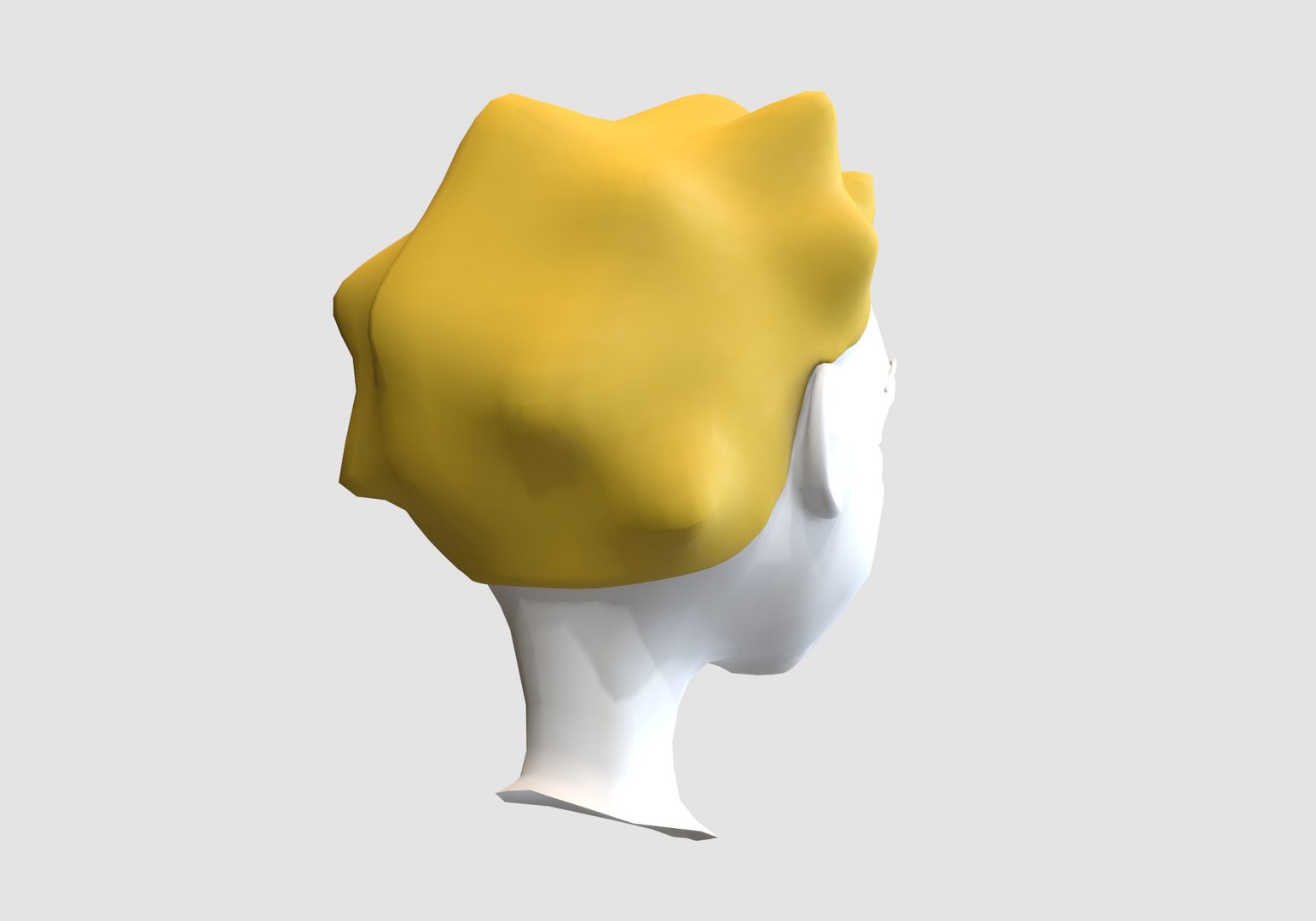 Short Sharp Hairstyle 3D Model - TurboSquid 1929959