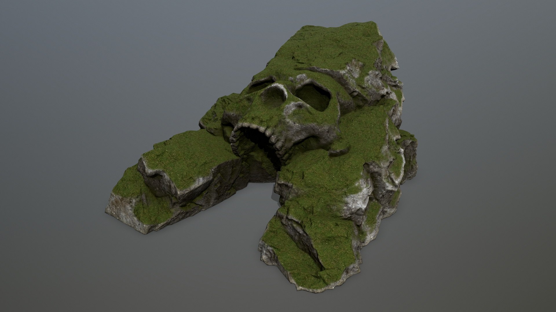 3D Skull Cave model - TurboSquid 1815884