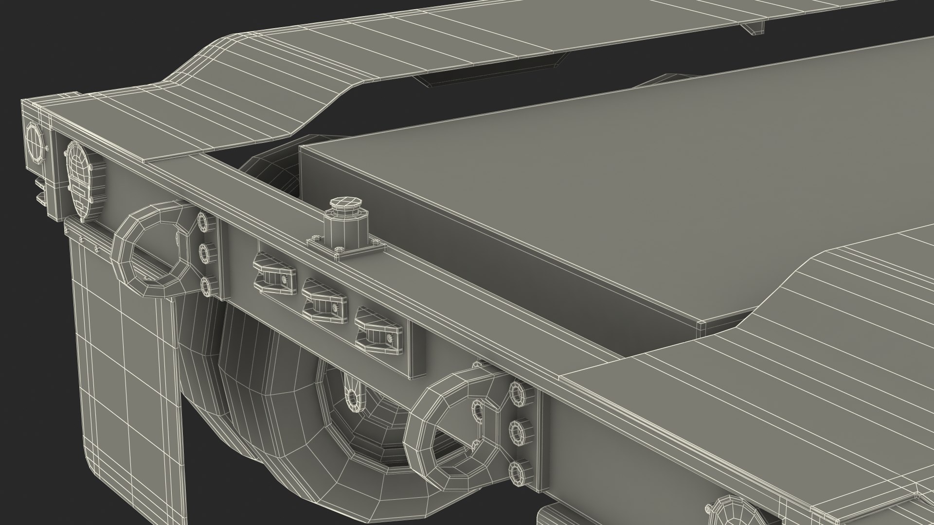 Heavy truck axle 3D - TurboSquid 1621835