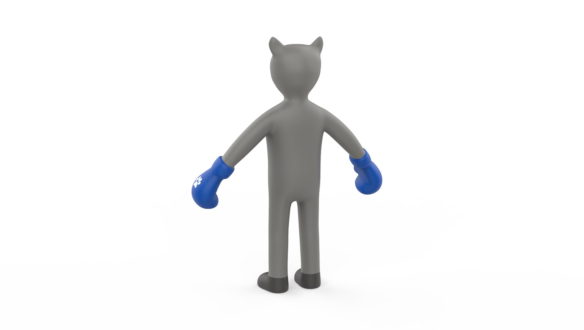 3D Boxing Wolf Animal Animated - TurboSquid 2168285