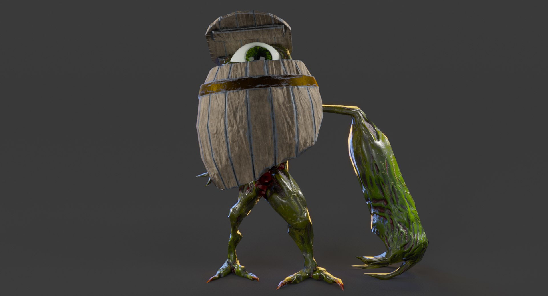 3D big yey monster - TurboSquid 1279670