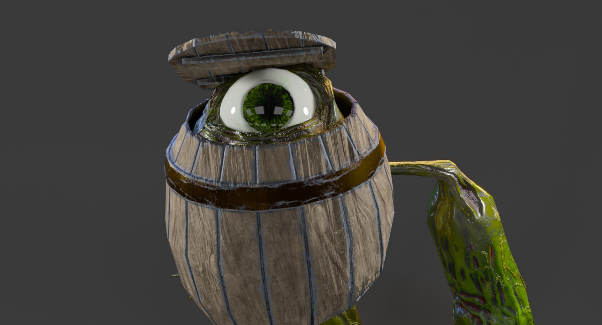 3D big yey monster - TurboSquid 1279670