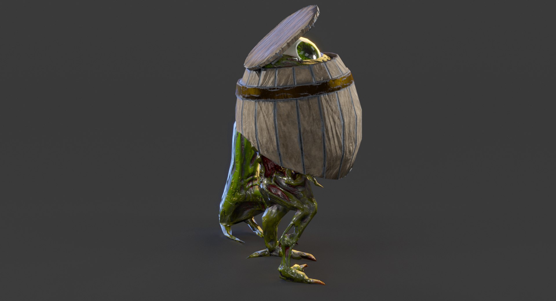 3D big yey monster - TurboSquid 1279670