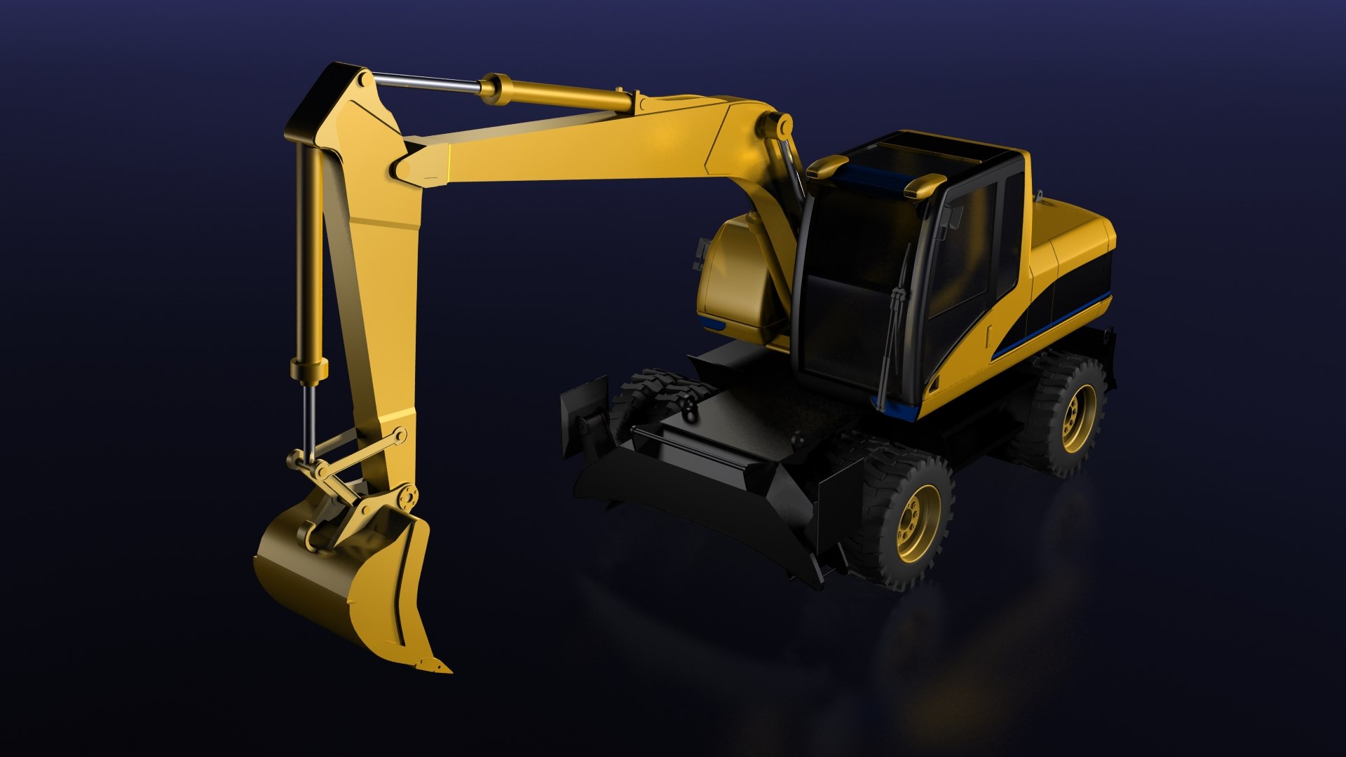Mining Excavator 3d Max
