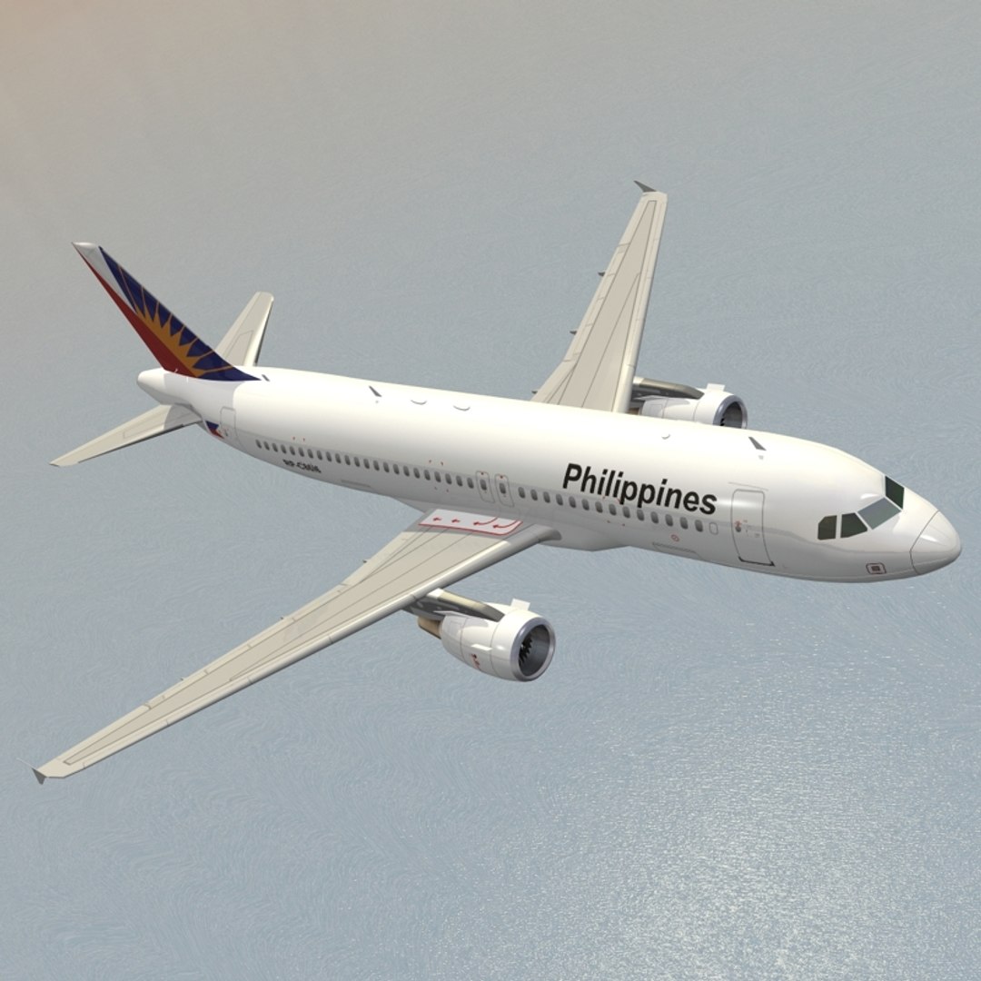 3D Model Airbus Philippine Airlines - TurboSquid 1108256