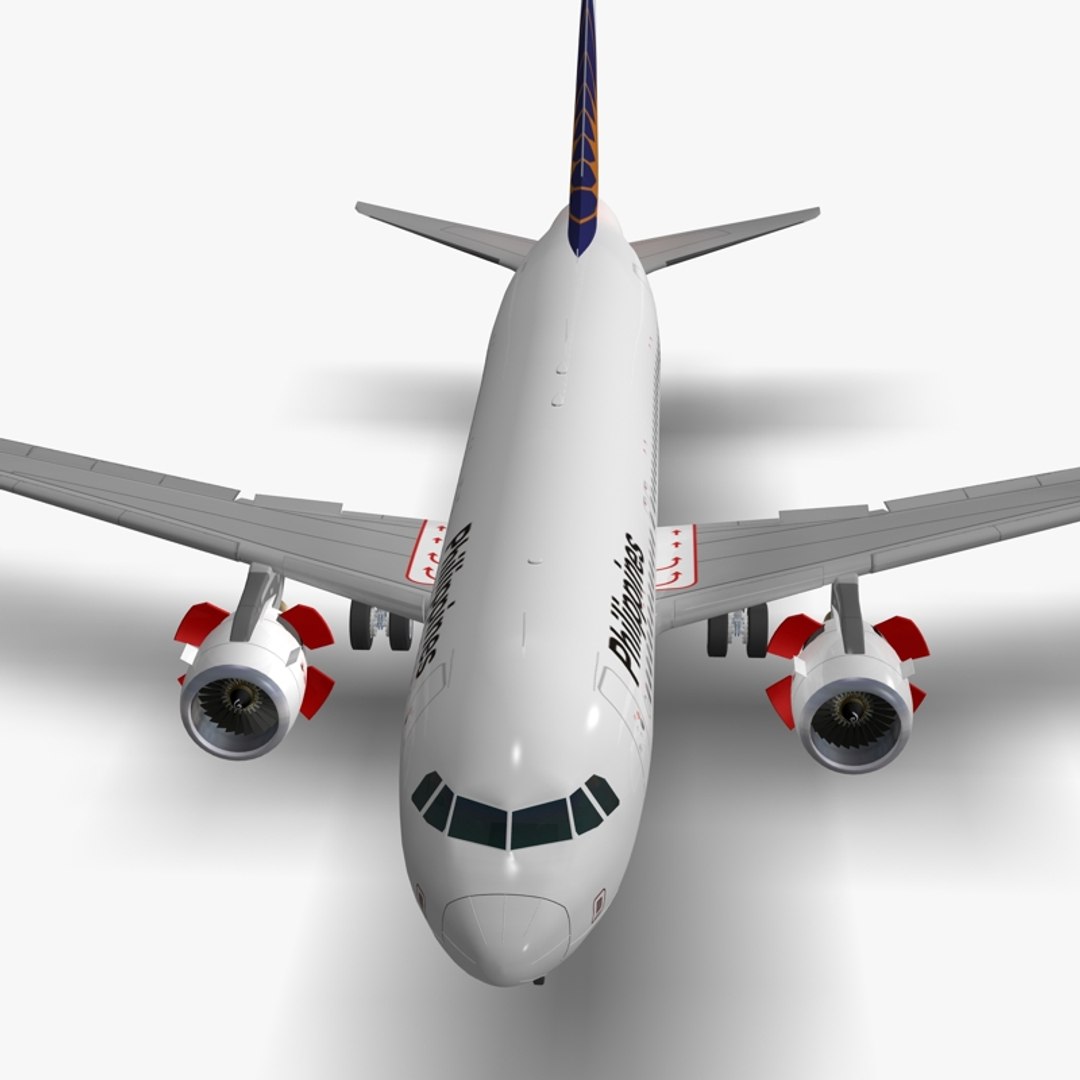 3D Model Airbus Philippine Airlines - TurboSquid 1108256