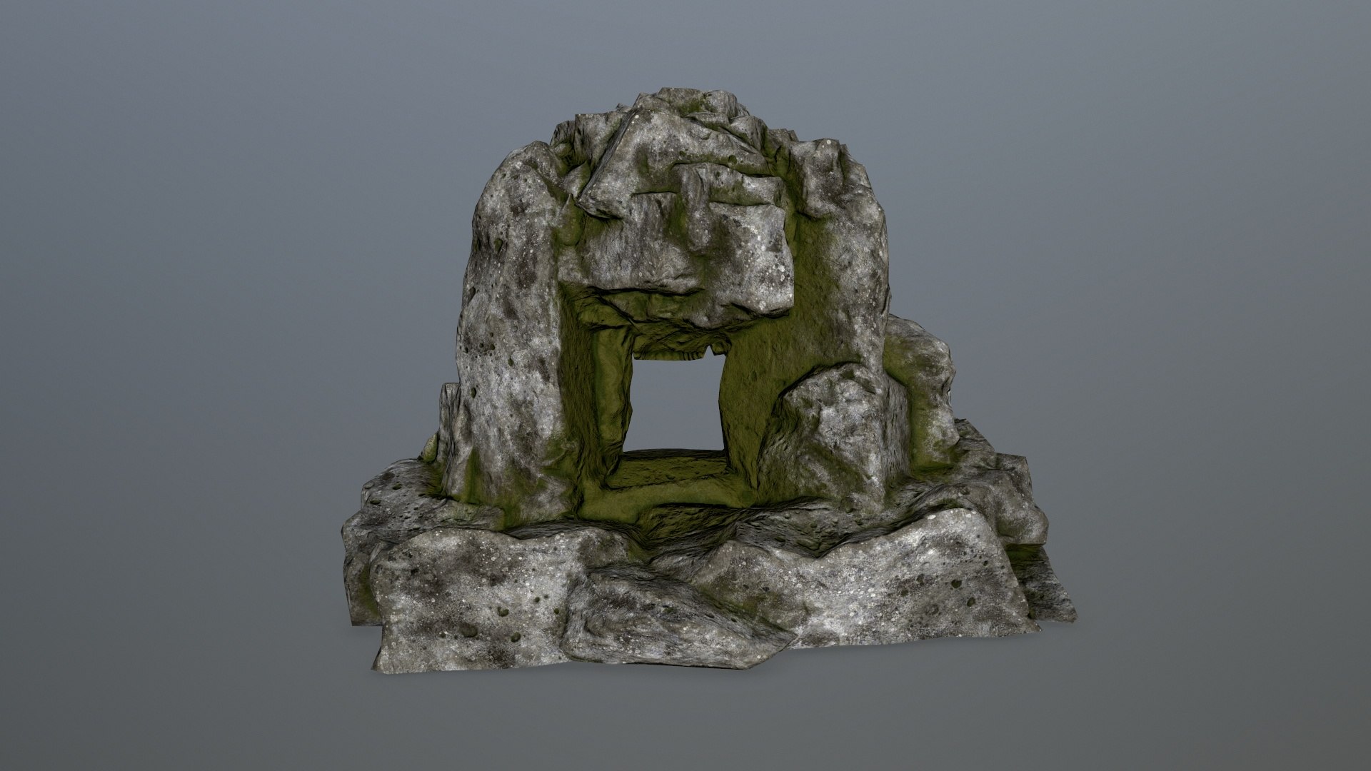 Skull cave model - TurboSquid 1431899