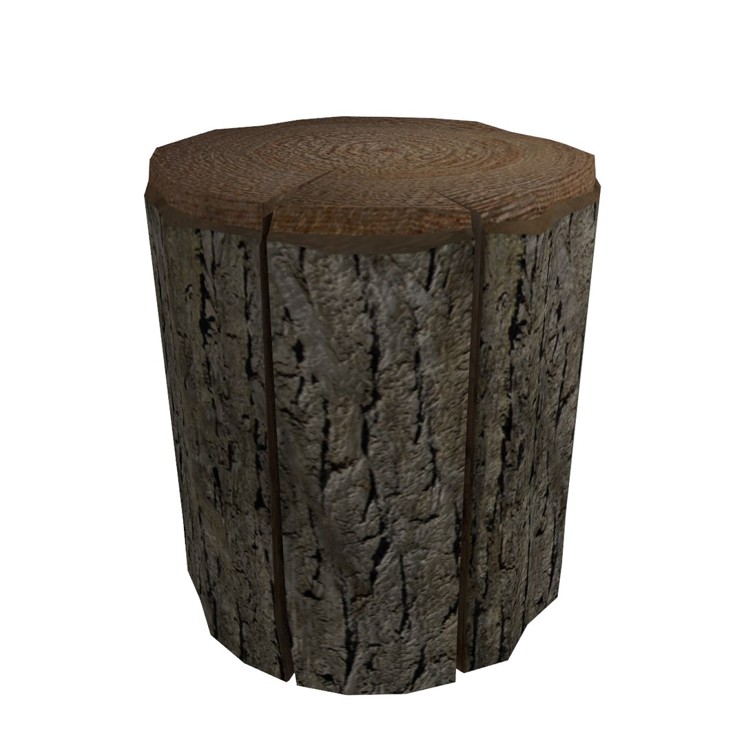 Tree Stump 3d Model