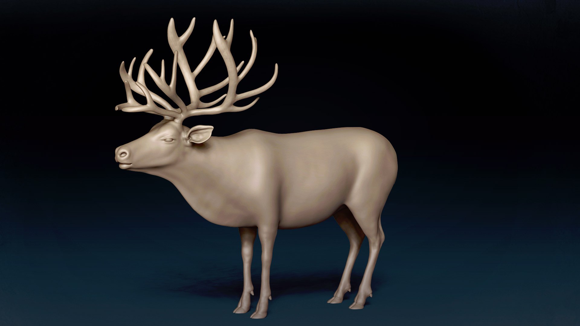 Caribou Base Mesh 3D 3D - TurboSquid 1823512