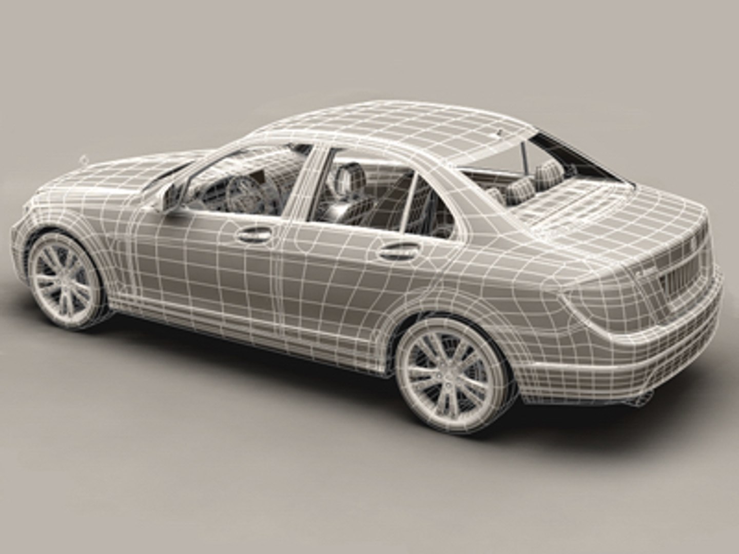 3d Model Of Mercedes Benz C Class