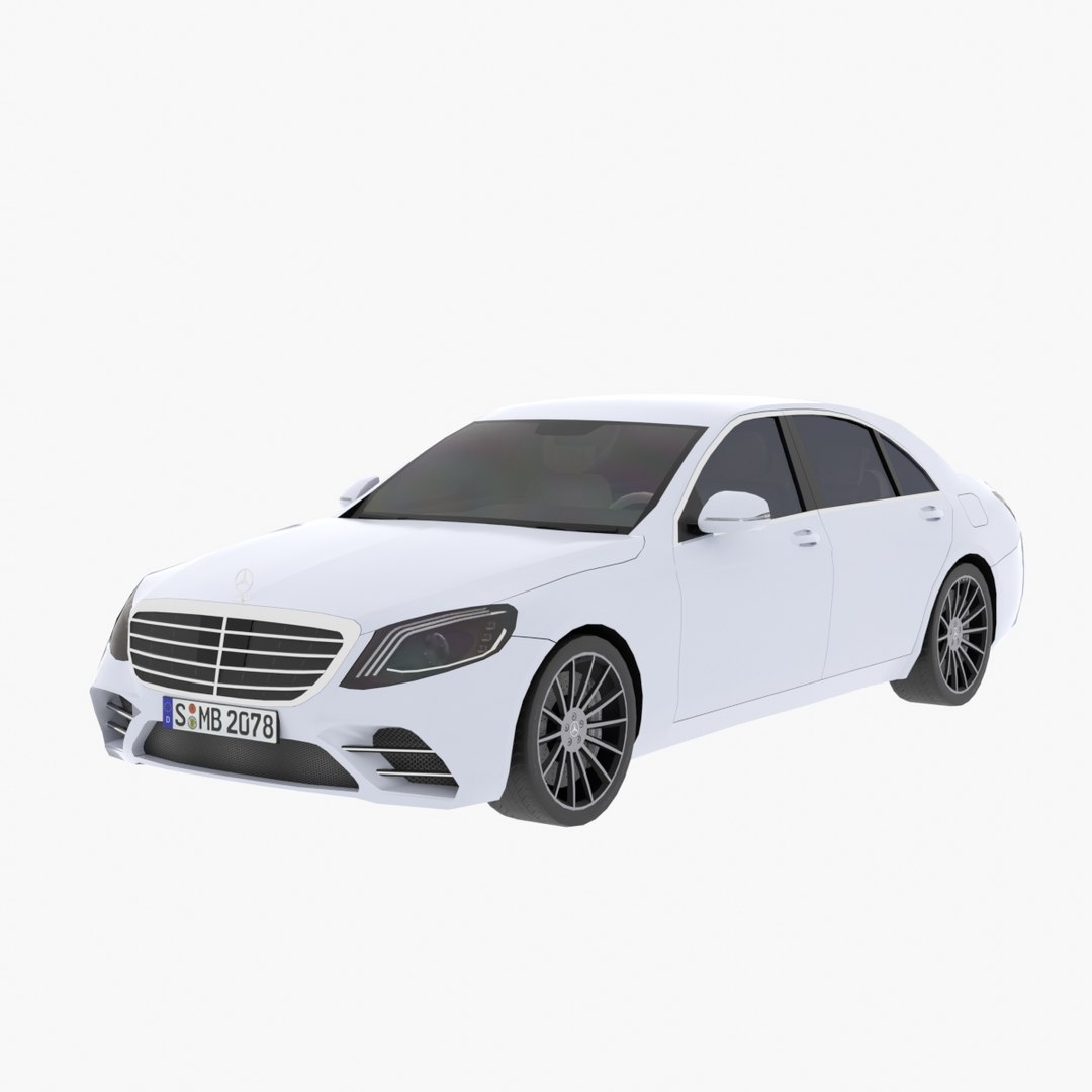 3D Mercedes-Benz S-Class model - TurboSquid 1782245