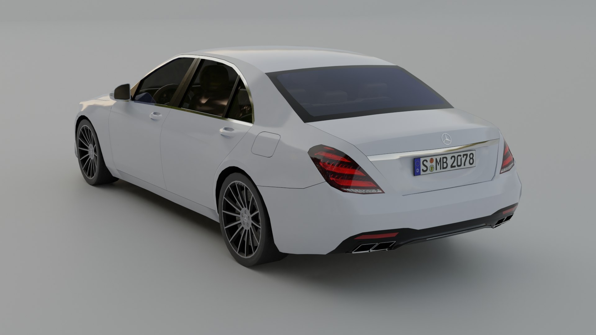 3D Mercedes-Benz S-Class Model - TurboSquid 1782245