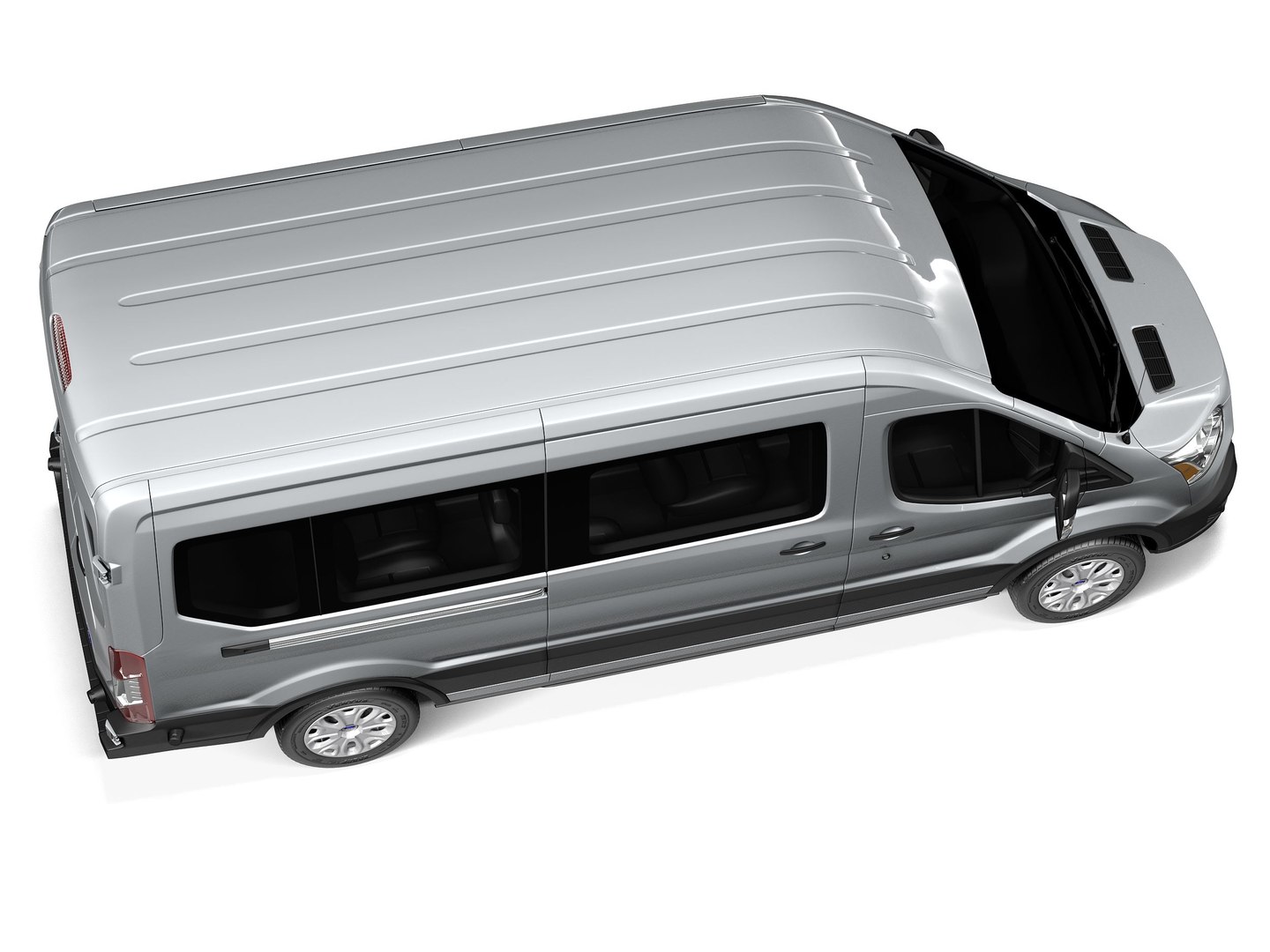 Ford Transit Medium Passenger 2014 3D - TurboSquid 2224273