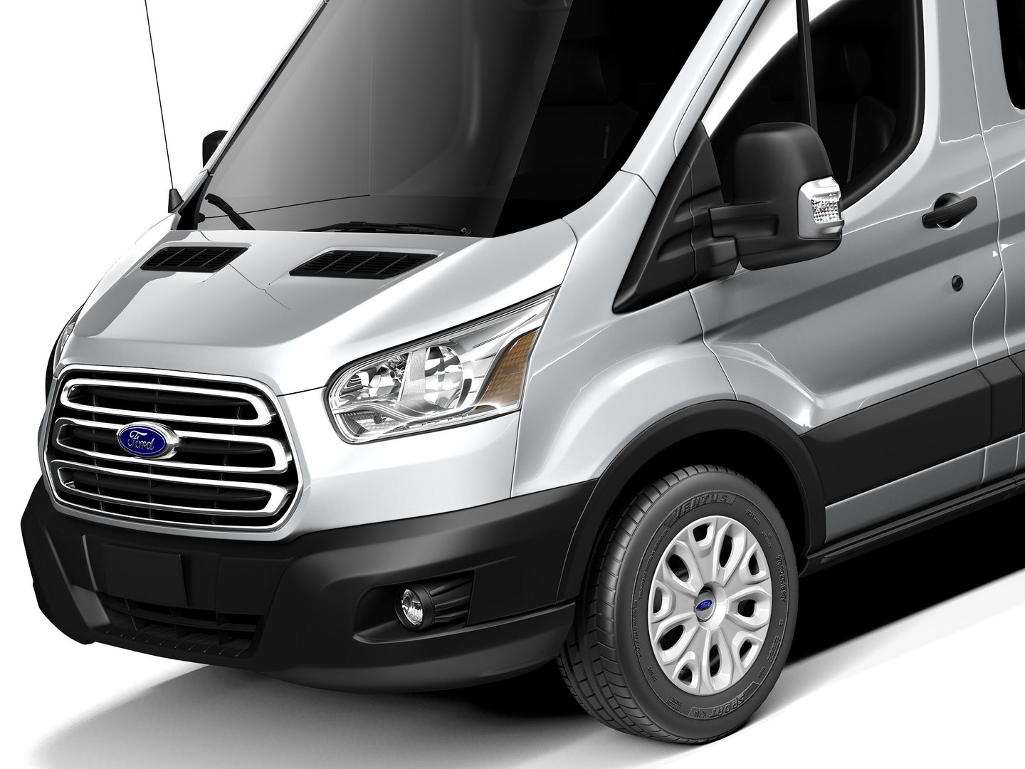 Ford Transit Medium Passenger 2014 3D - TurboSquid 2224273