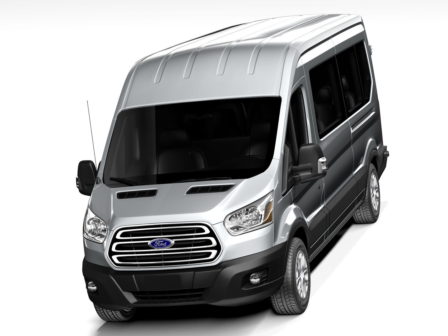 Ford Transit Medium Passenger 2014 3D - TurboSquid 2224273