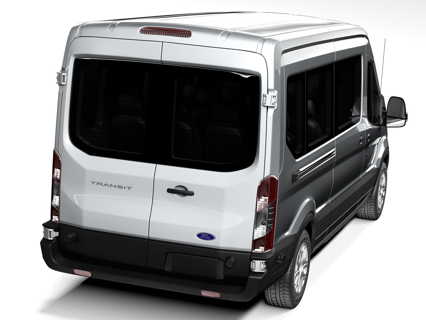 Ford Transit Medium Passenger 2014 3D - TurboSquid 2224273