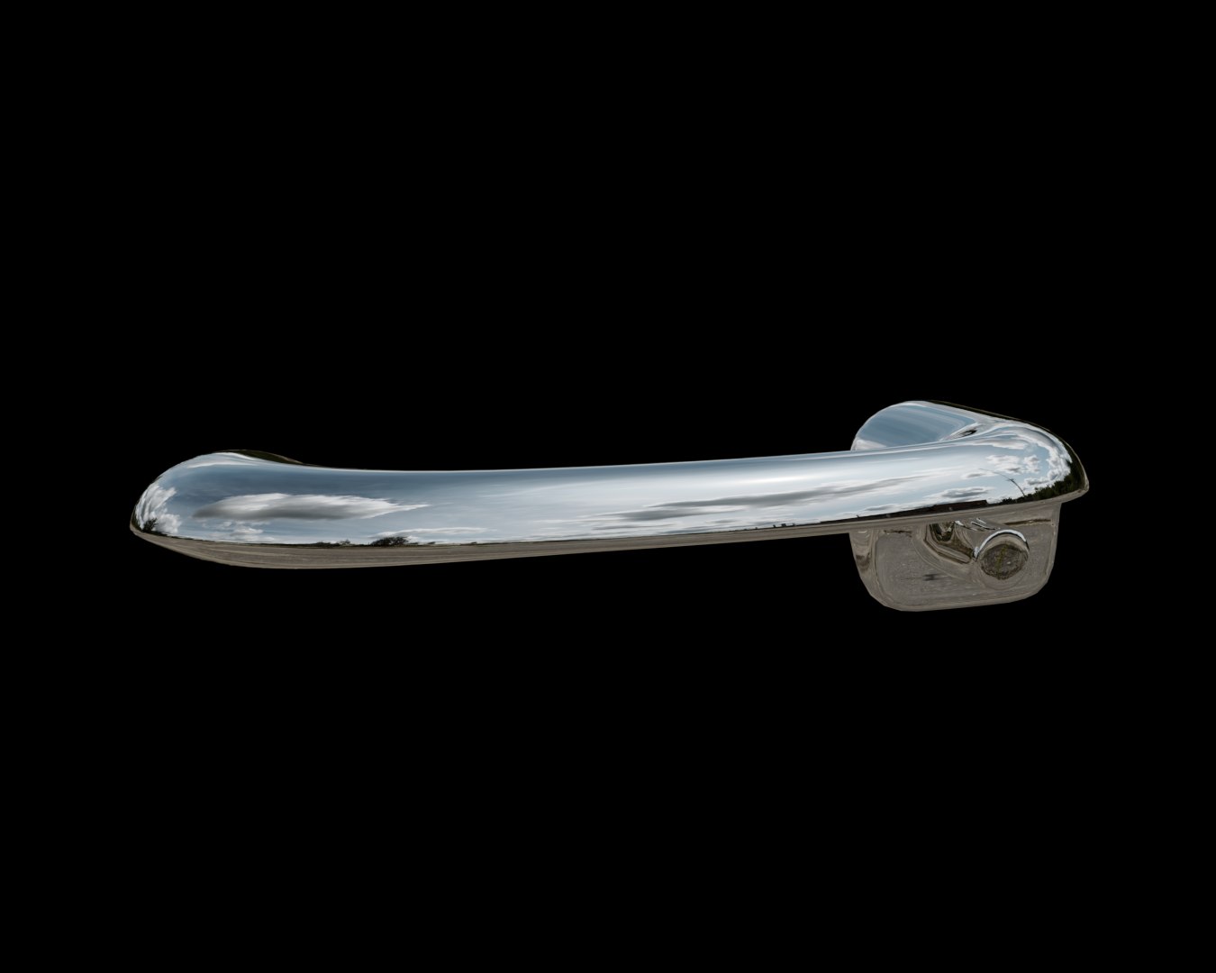 Classic Car Door Handle 3D Model - TurboSquid 1593150