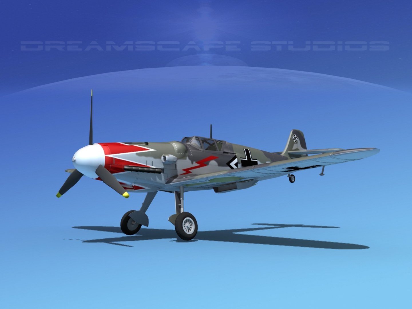 messerschmitt bf-109 fighter lwo