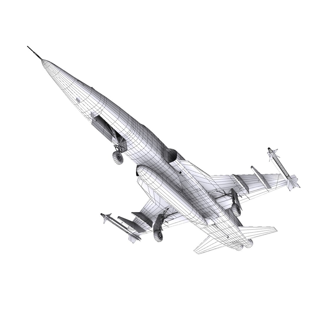 Freedom Fighter F-5e Tiger 3d Model