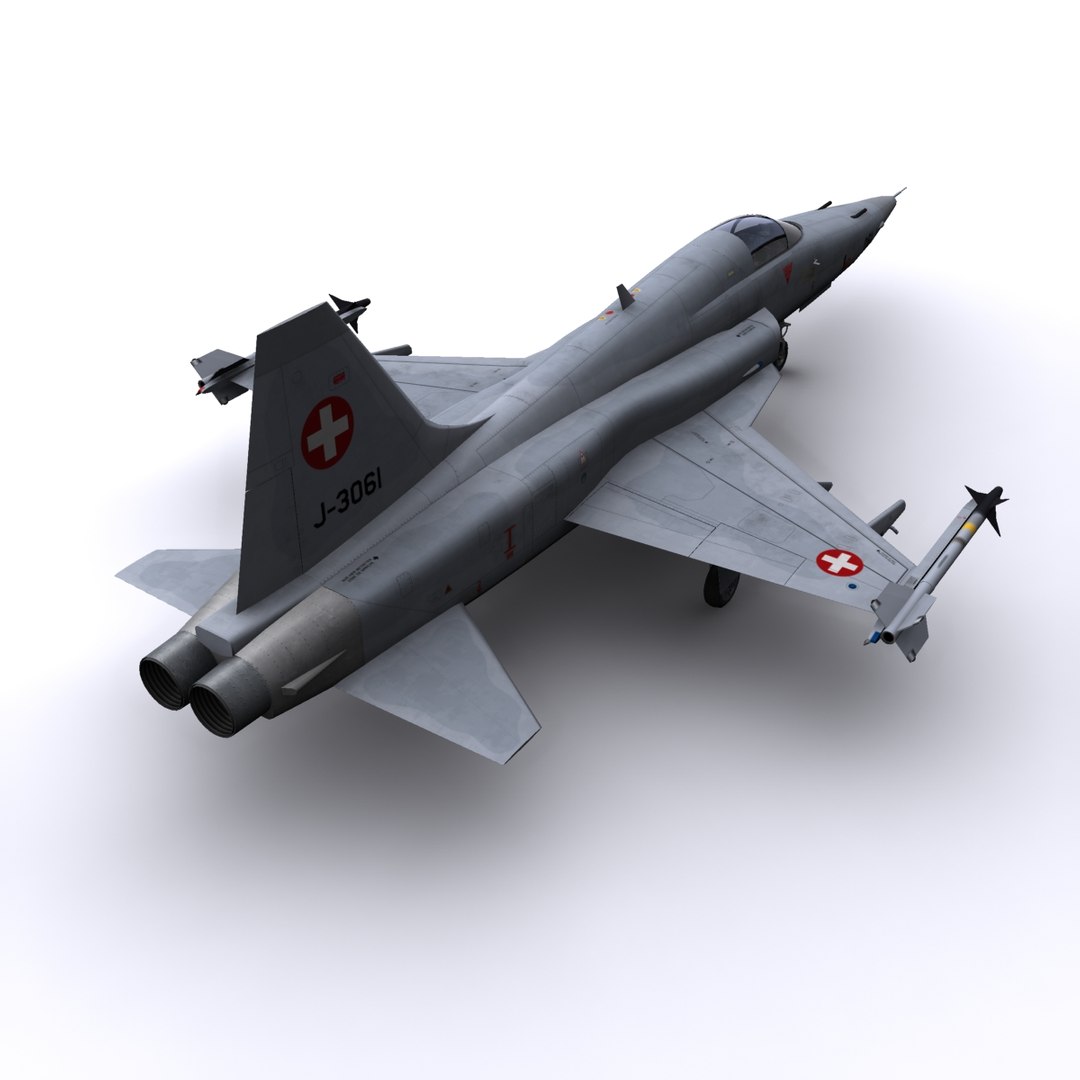Freedom Fighter F-5e Tiger 3d Model