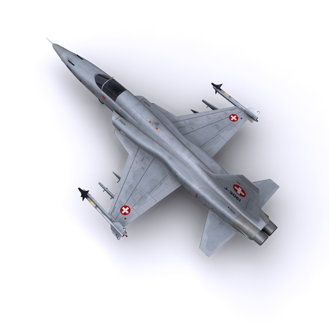 Freedom Fighter F-5e Tiger 3d Model