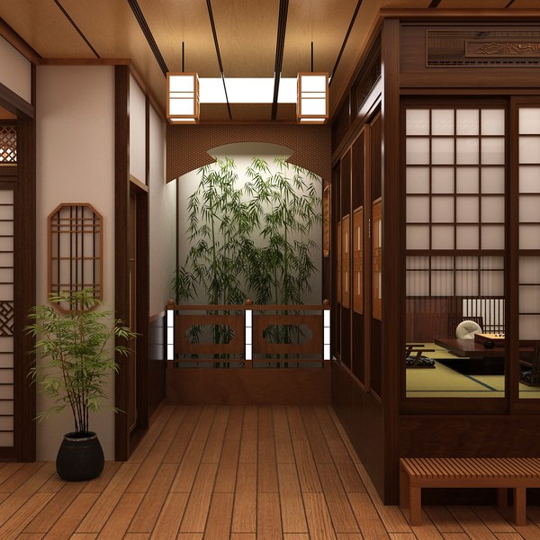 modelo 3d Habitación Japonesa 01 - TurboSquid 1655698