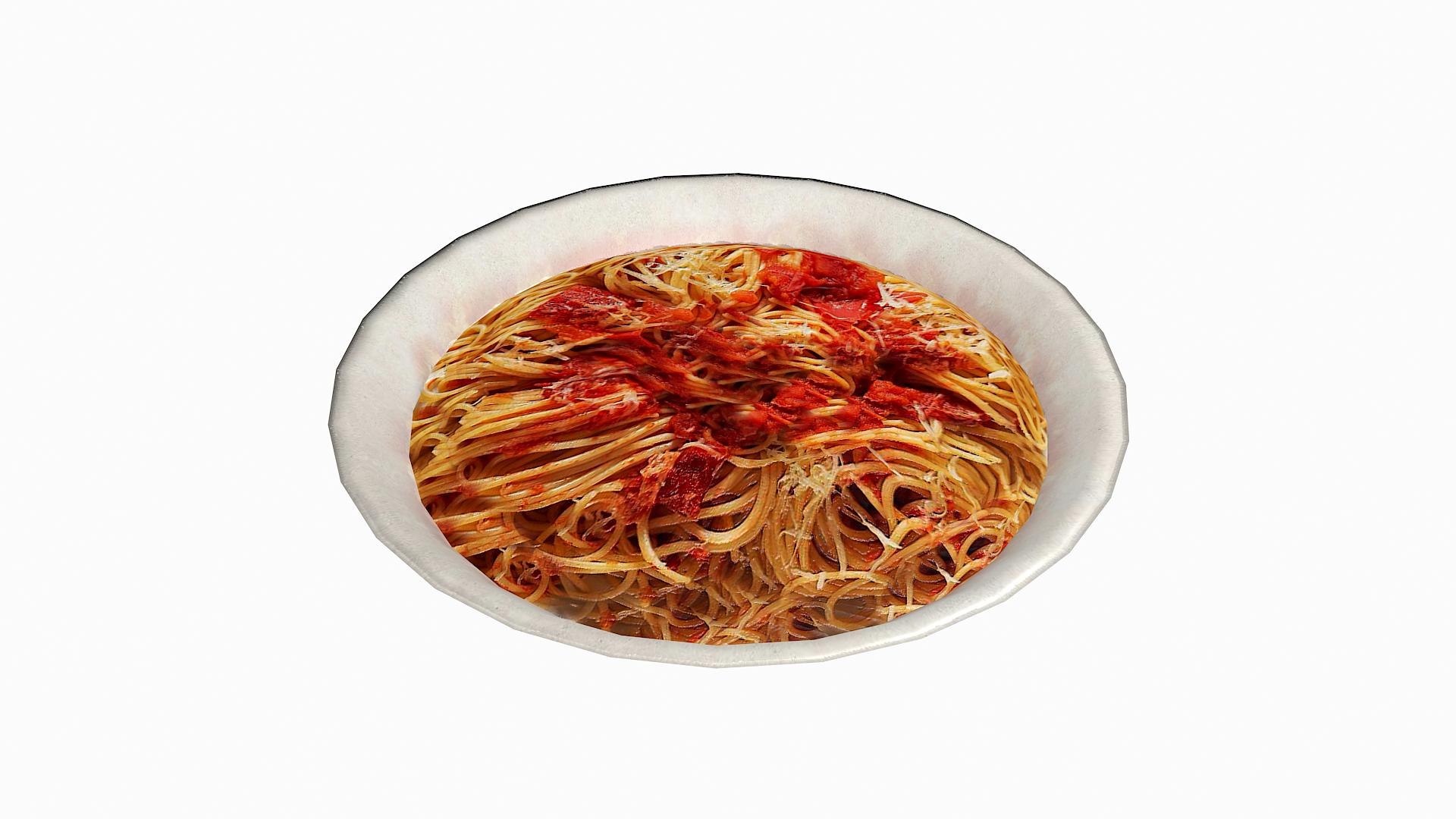 Spaghetti Low Poly 3D - TurboSquid 1992433