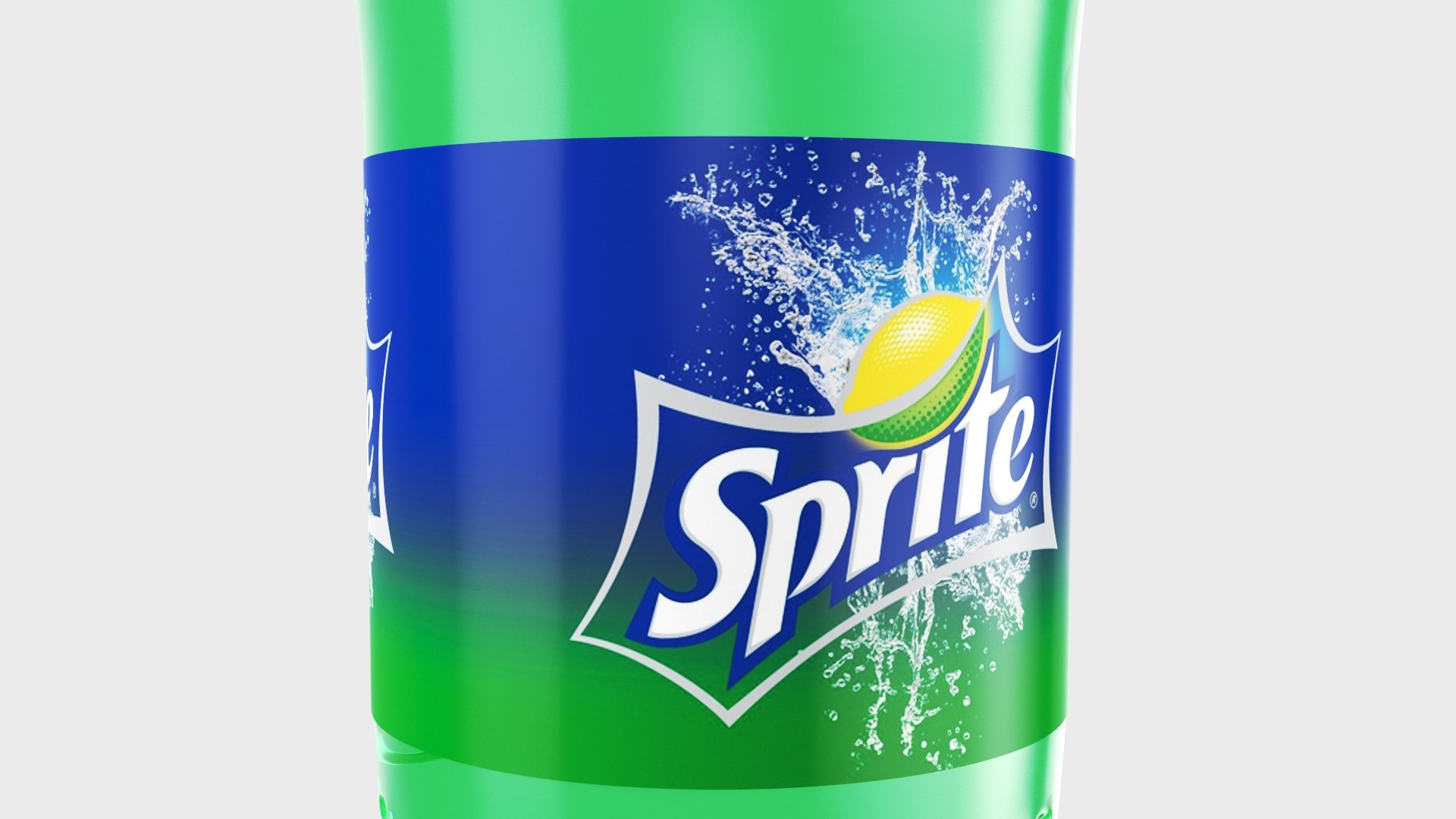 3D Sprite Plastic Bottle No Droplets - TurboSquid 1755576