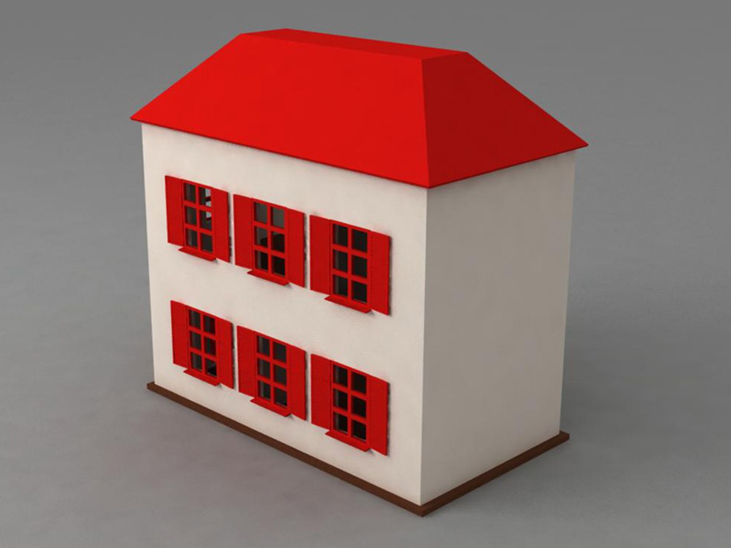 3d toy house