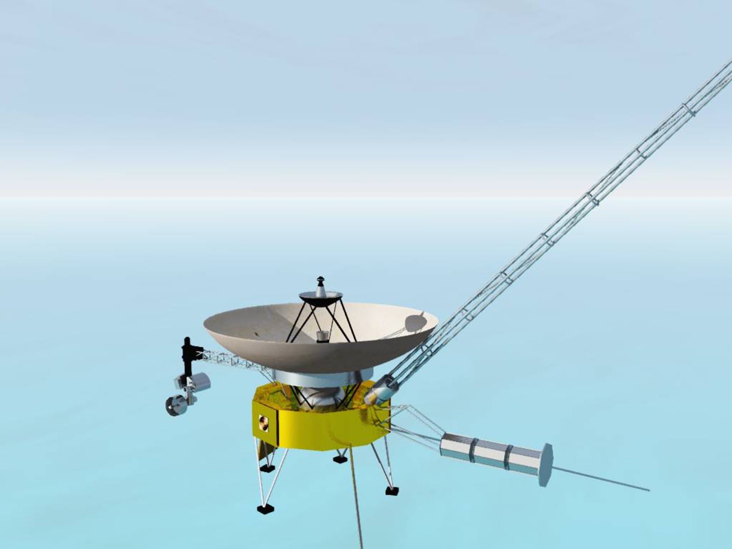 Voyager Probe 3d 3ds