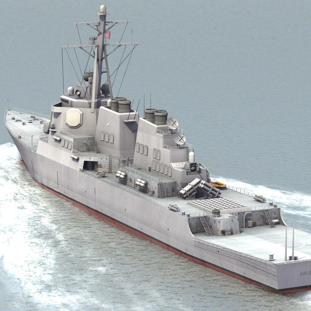 Navy Ships Destroyers Warships 3d Model