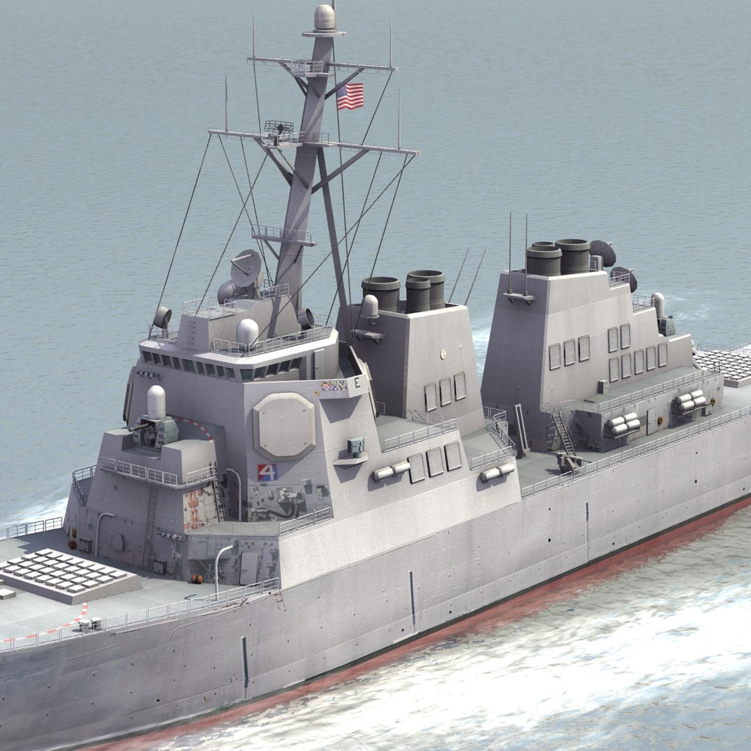 Navy Ships Destroyers Warships 3d Model