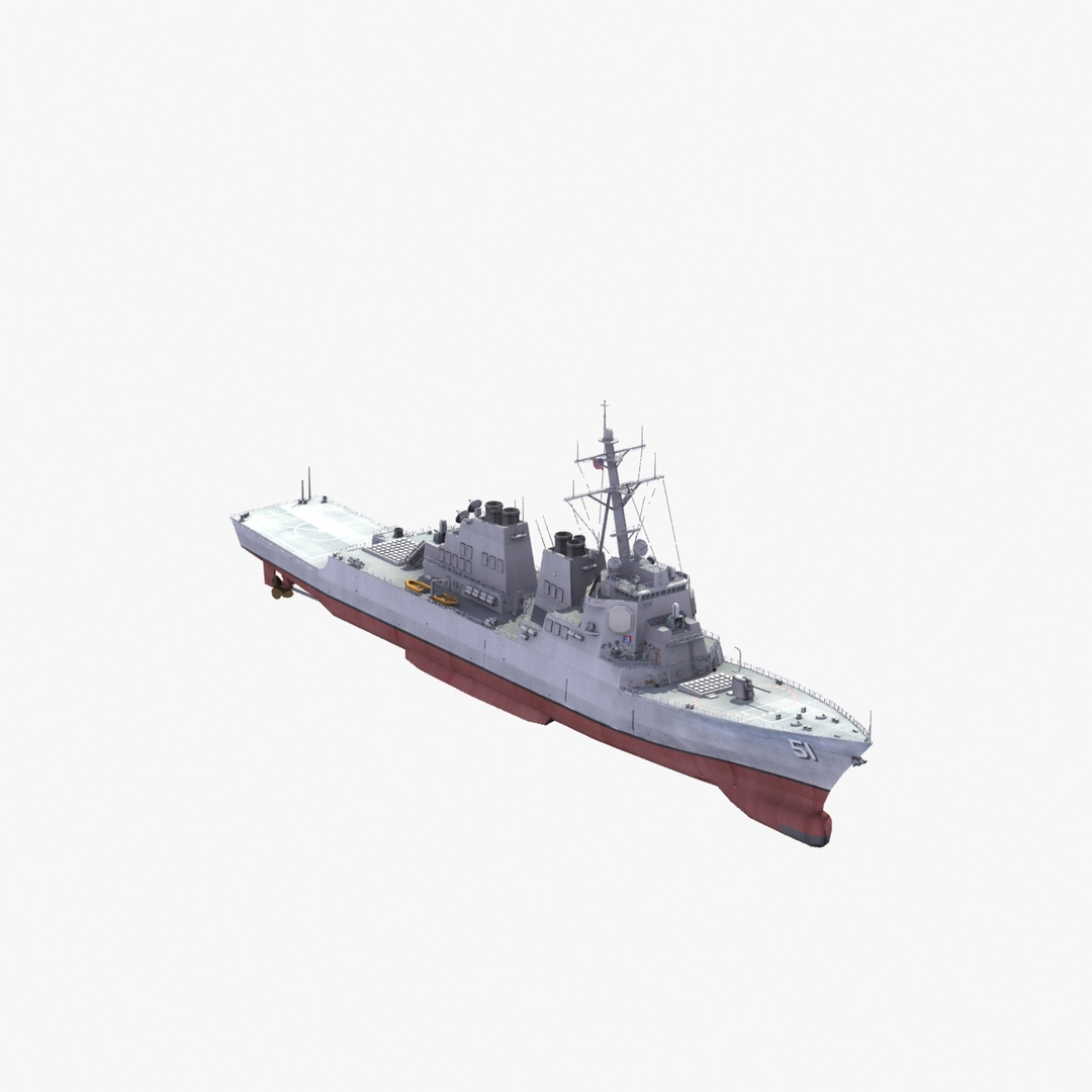 Navy Ships Destroyers Warships 3d Model