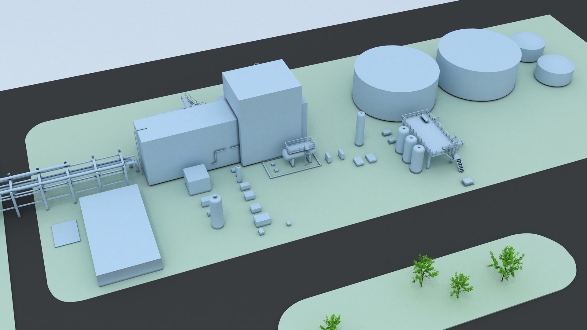 3D Generic Layout Factory Industrial Model - TurboSquid 1355892