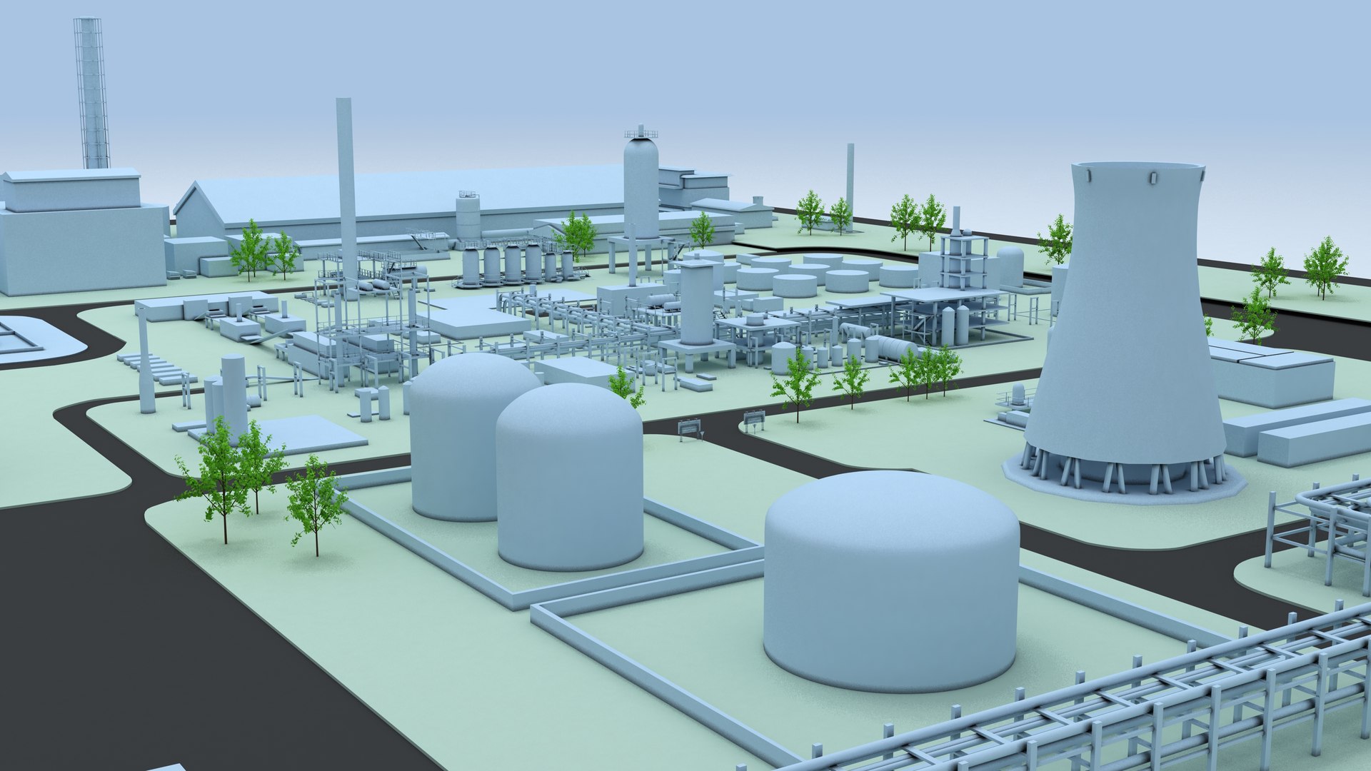 3D Generic Layout Factory Industrial Model - TurboSquid 1355892