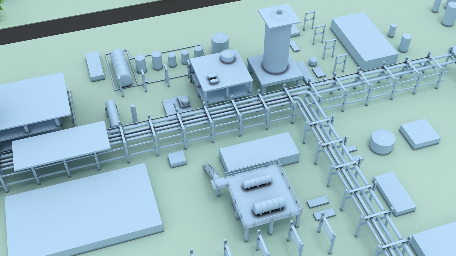 3D Generic Layout Factory Industrial Model - TurboSquid 1355892