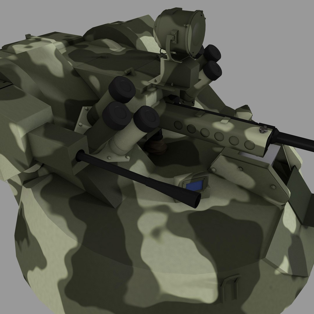 12 mb2 turret apc 3d model