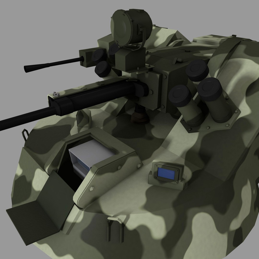12 mb2 turret apc 3d model