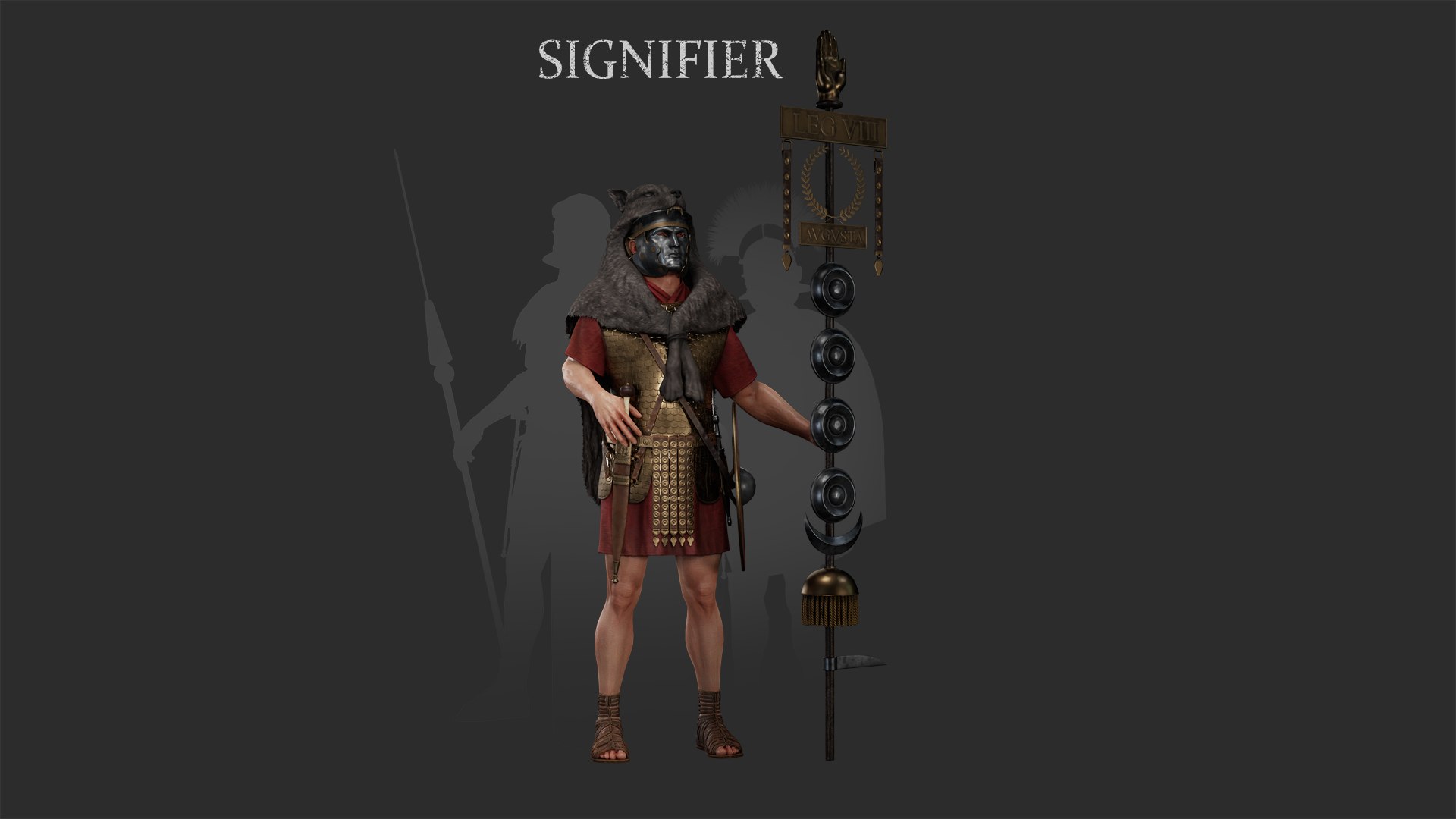 ROMAN SIGNIFIER CHARACTER 3D Model - TurboSquid 2236934