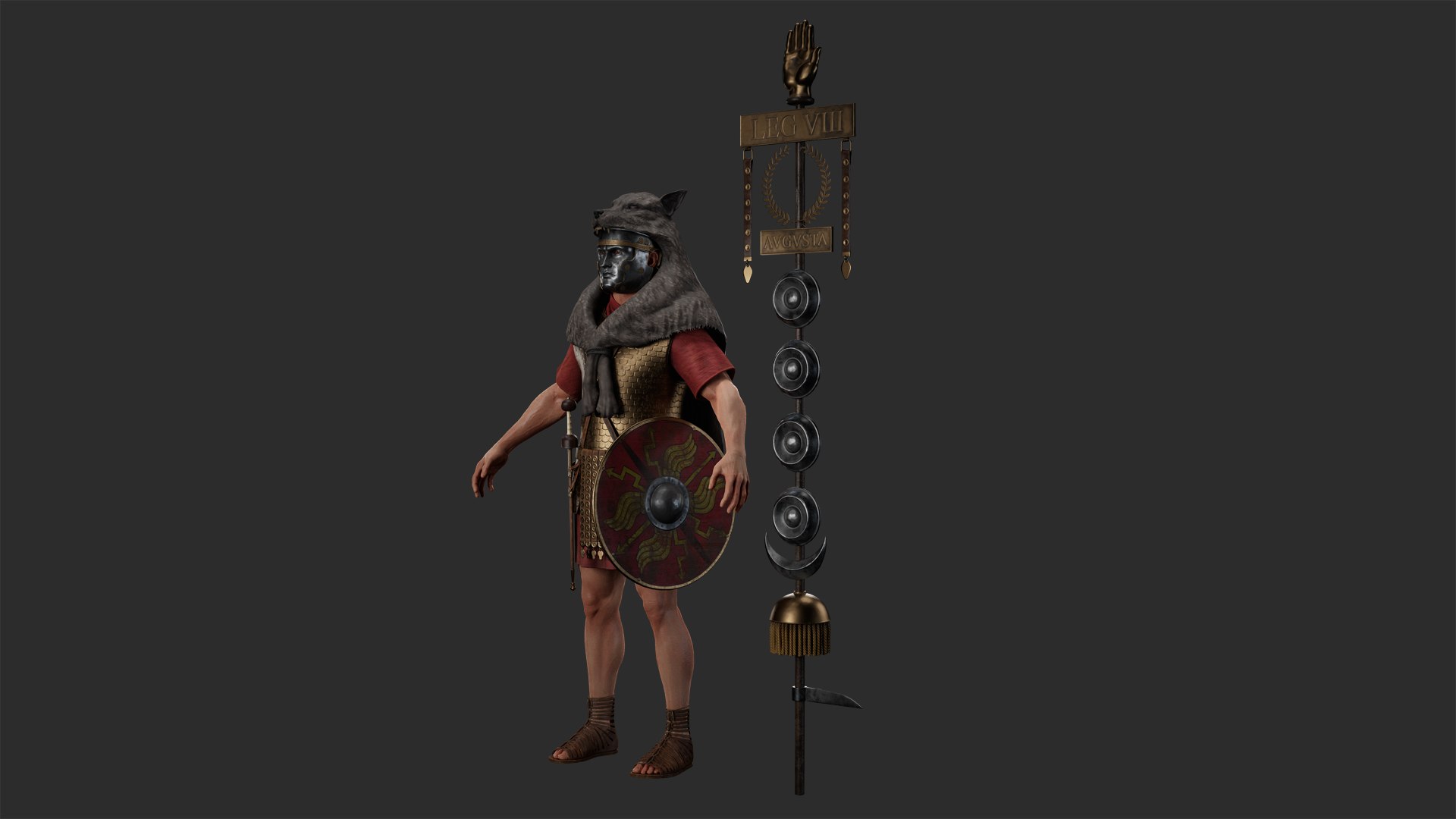 ROMAN SIGNIFIER CHARACTER 3D Model - TurboSquid 2236934