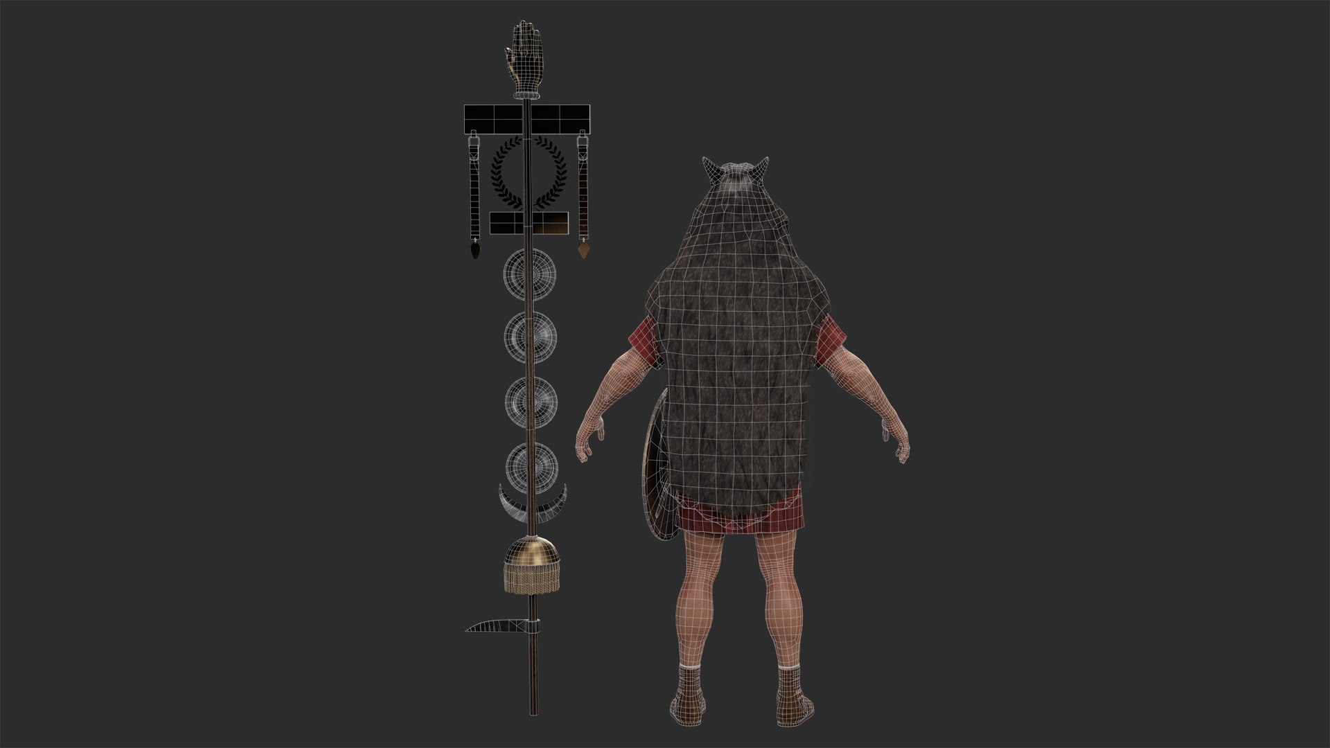 ROMAN SIGNIFIER CHARACTER 3D Model - TurboSquid 2236934
