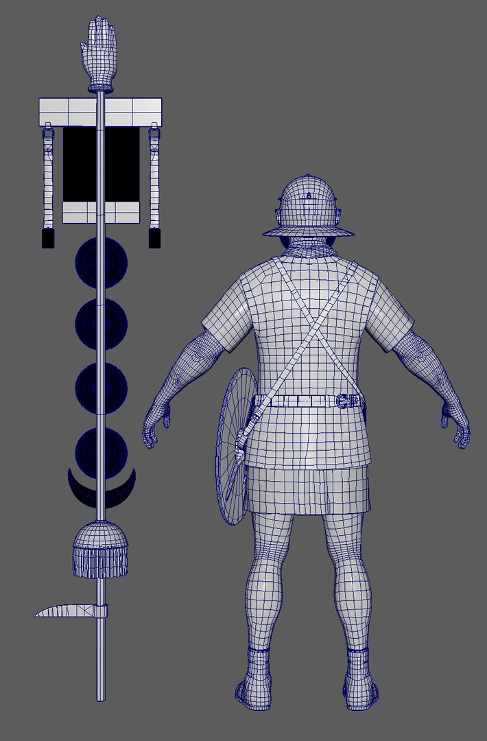 ROMAN SIGNIFIER CHARACTER 3D Model - TurboSquid 2236934