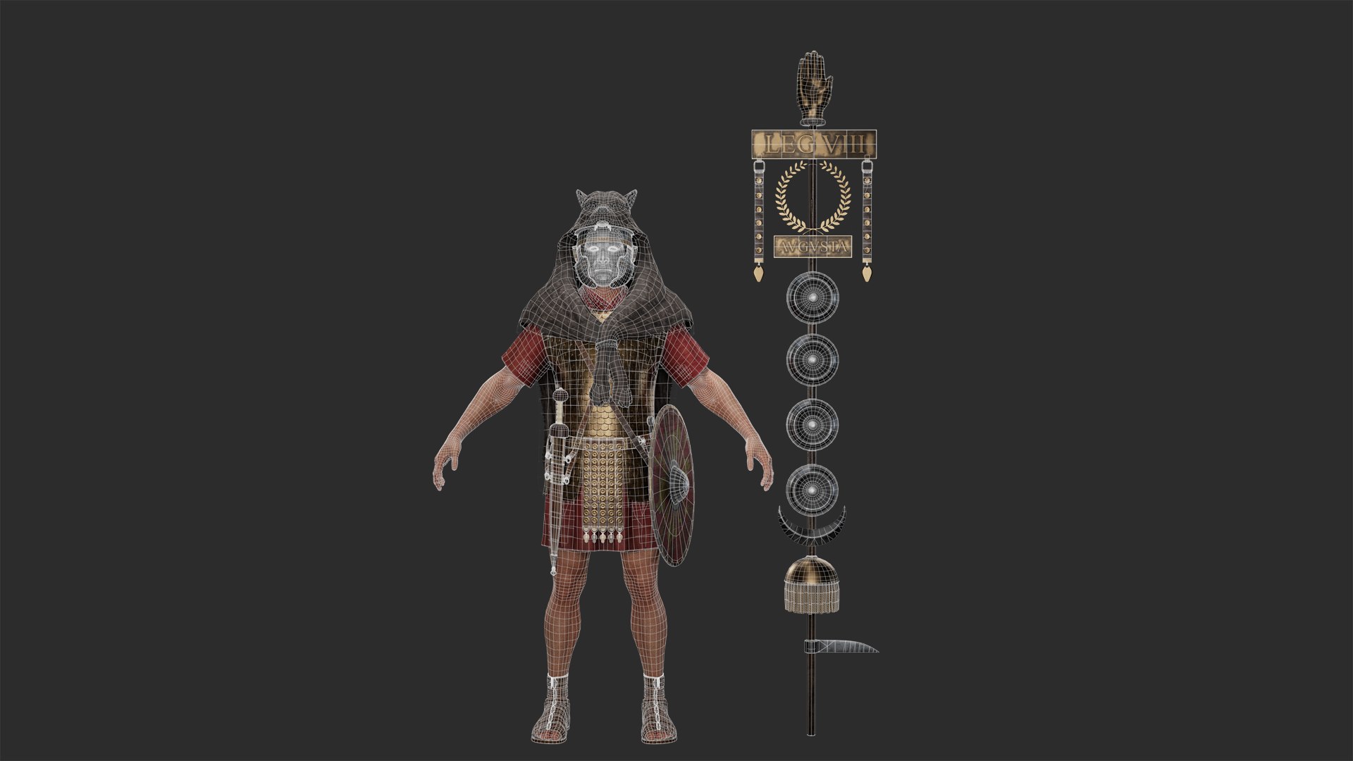 ROMAN SIGNIFIER CHARACTER 3D Model - TurboSquid 2236934