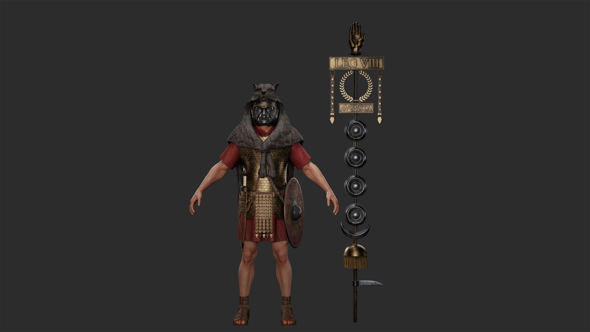 ROMAN SIGNIFIER CHARACTER 3D Model - TurboSquid 2236934