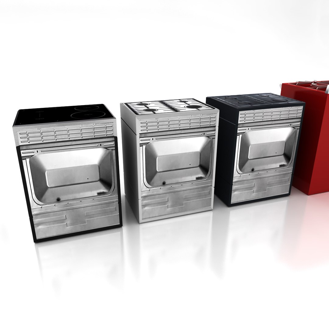 3d Oven Cooker Selection Model