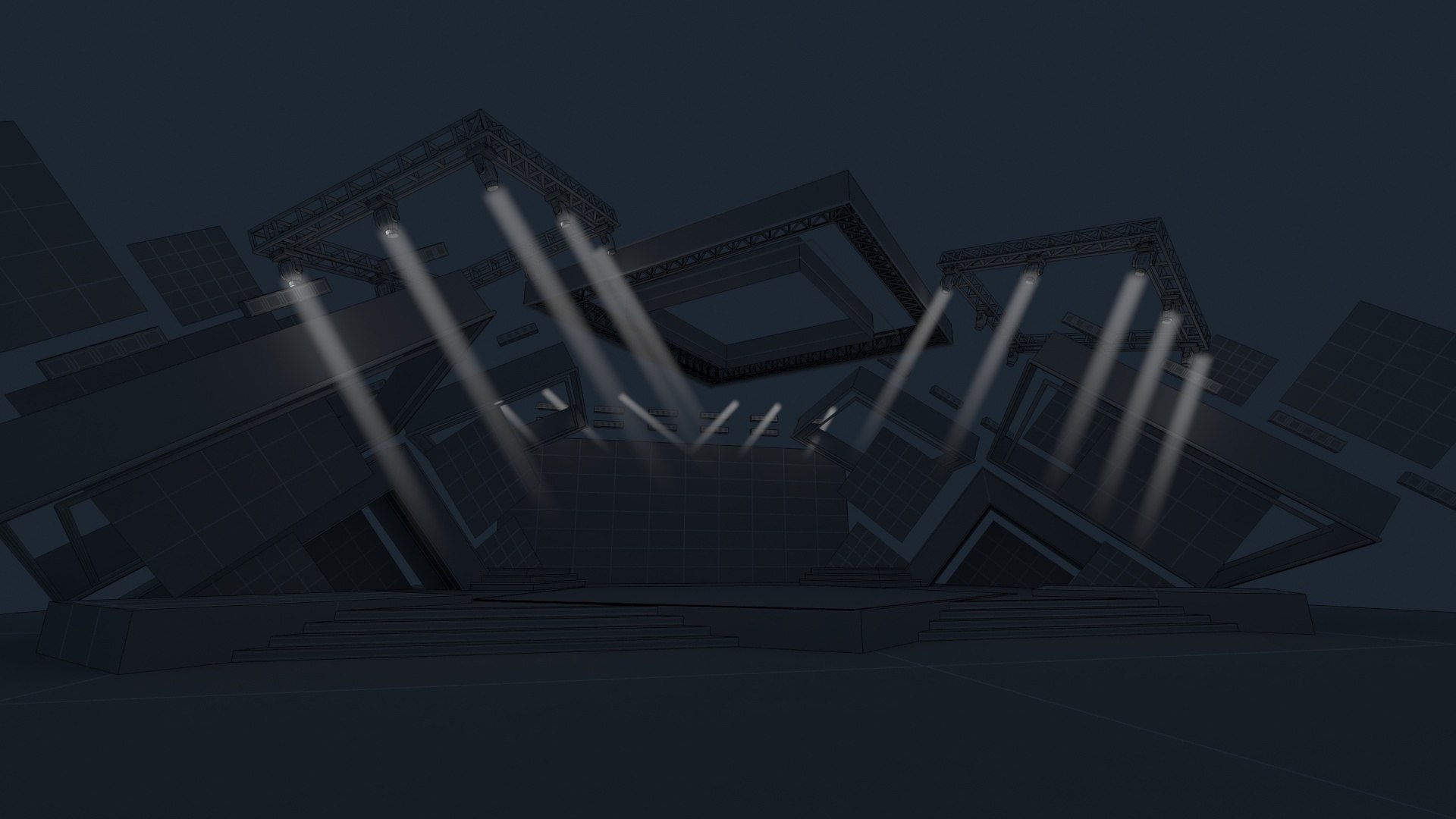 Mega Stage 3 3D Model - TurboSquid 2113548