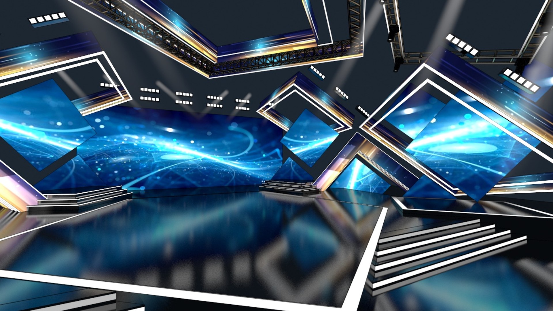 Mega Stage 3 3D Model - TurboSquid 2113548