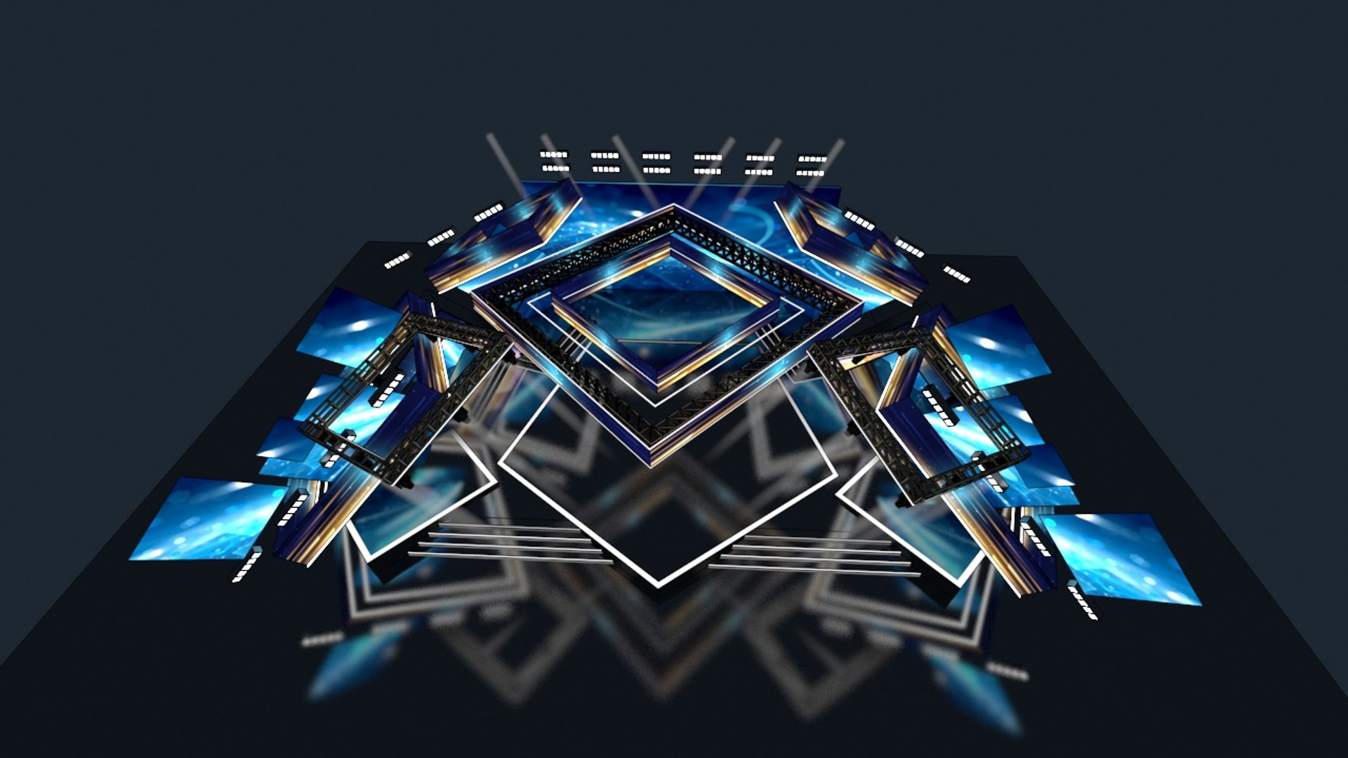 Mega Stage 3 3D Model - TurboSquid 2113548